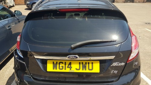 FORD FIESTA 2014 1.6 PETROL BOOT LID / TAILGATE IN Black - paint code ...