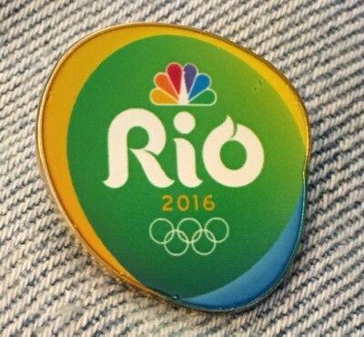 2016 NBC Olympic Media Pin~Rio De Janeiro Brazil~Games Mark~Logo | eBay