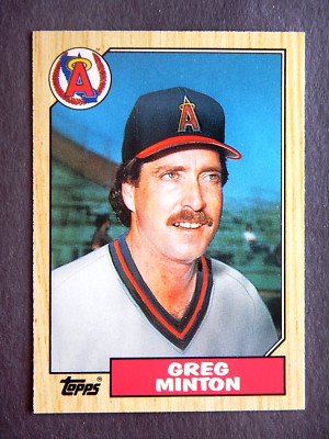 Greg Minton #79T Topps Traded 1987 Baseball Card (California Angels) | eBay