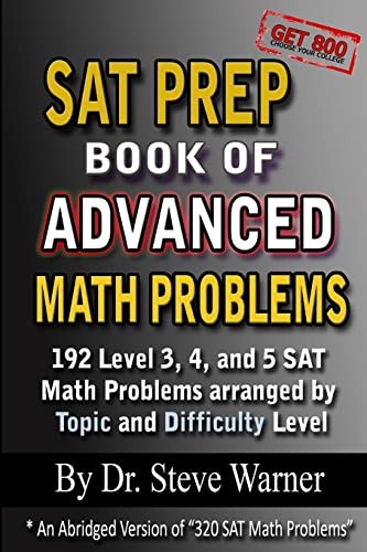 SAT Prep Book of Advanced Math - VERY GOOD 9781493612079| eBay