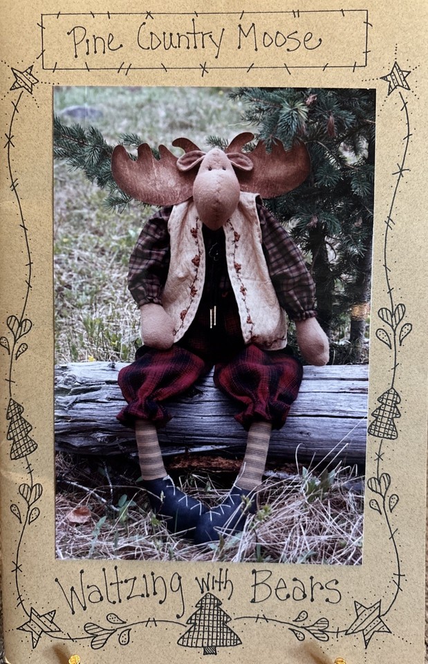 Lot of 3 “Waltzing With Bears” Sewing, Craft Patterns. 6.5” to 31 ...