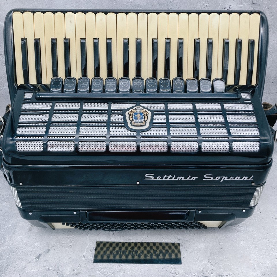 Settimio Soprani 41 Key 120 Base Accordion Keyboard Black Italy Tested ...