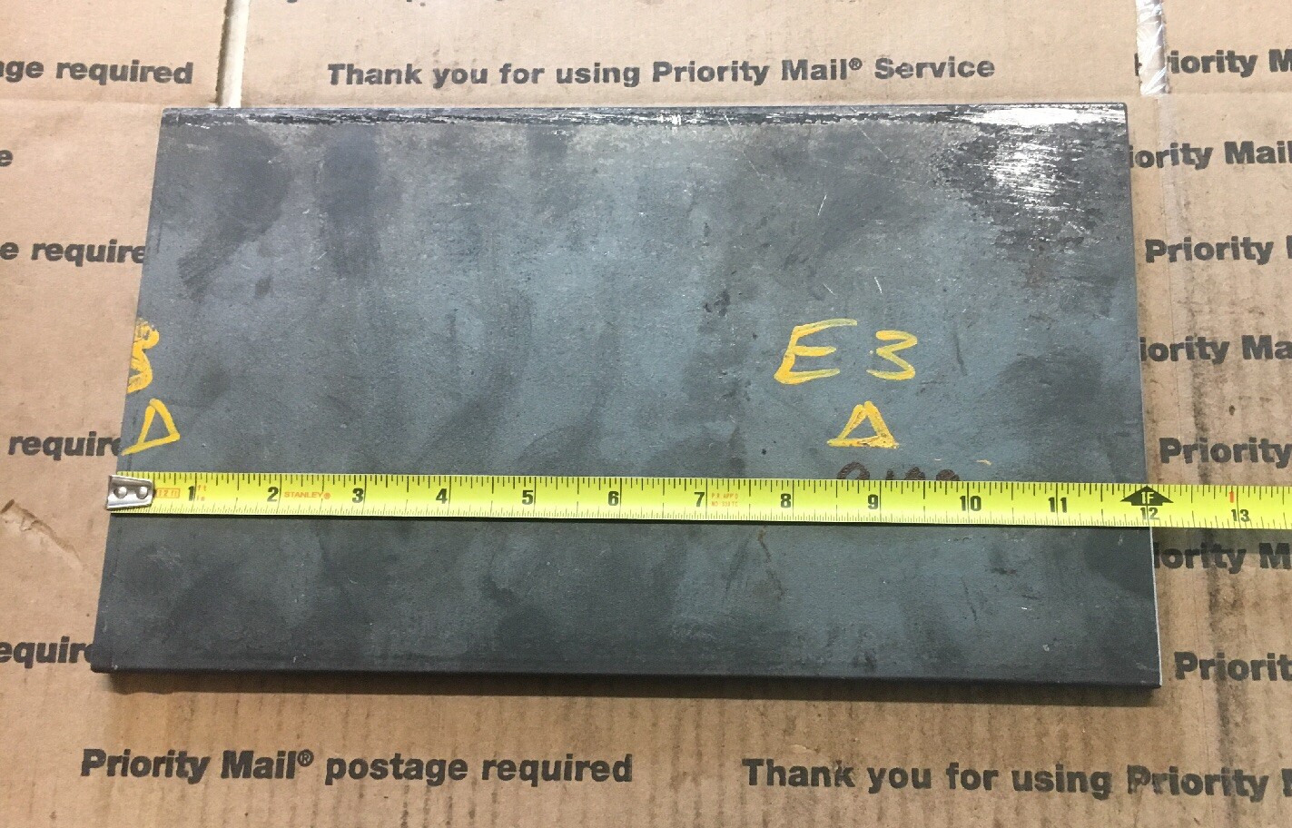 3/8 X 7 X 12" Steel Flat Bar Bracing Welding Supports Industrial ...