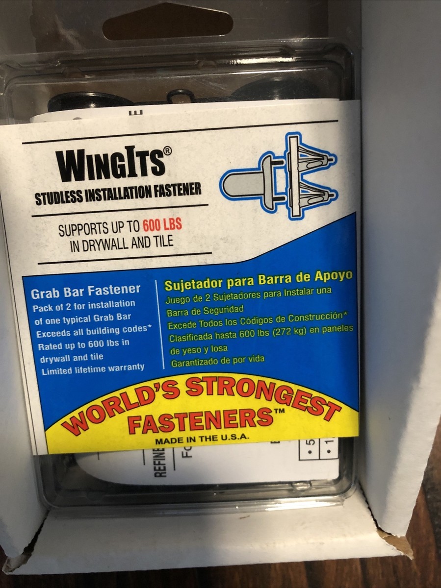 Wingits Drywall Anchor Hillman Zip Toggle Bolt, Drywall Anchor, Heavy
