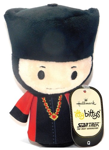 Hallmark Itty Bittys Star Trek TNG The Next Generation Q Plush Figure ...