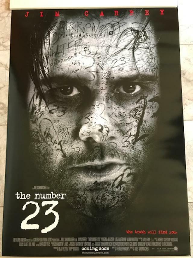 The Number 23 - 27x40 Original Theater Double Sided Movie Poster | eBay