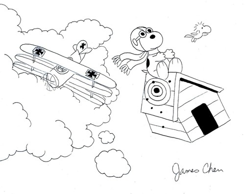 Snoopy Red Baron Coloring Pages