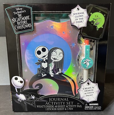 Tim Burton's The Nightmare Before Christmas Journal Activity Set (New ...