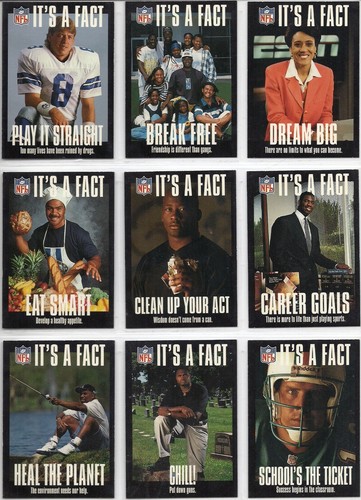 1996 NFL Properties - It's A Fact - complete 18 card set | eBay