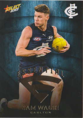 2023 Select FOOTY STARS ESSENTIAL Card Of SAM WALSH | eBay Australia