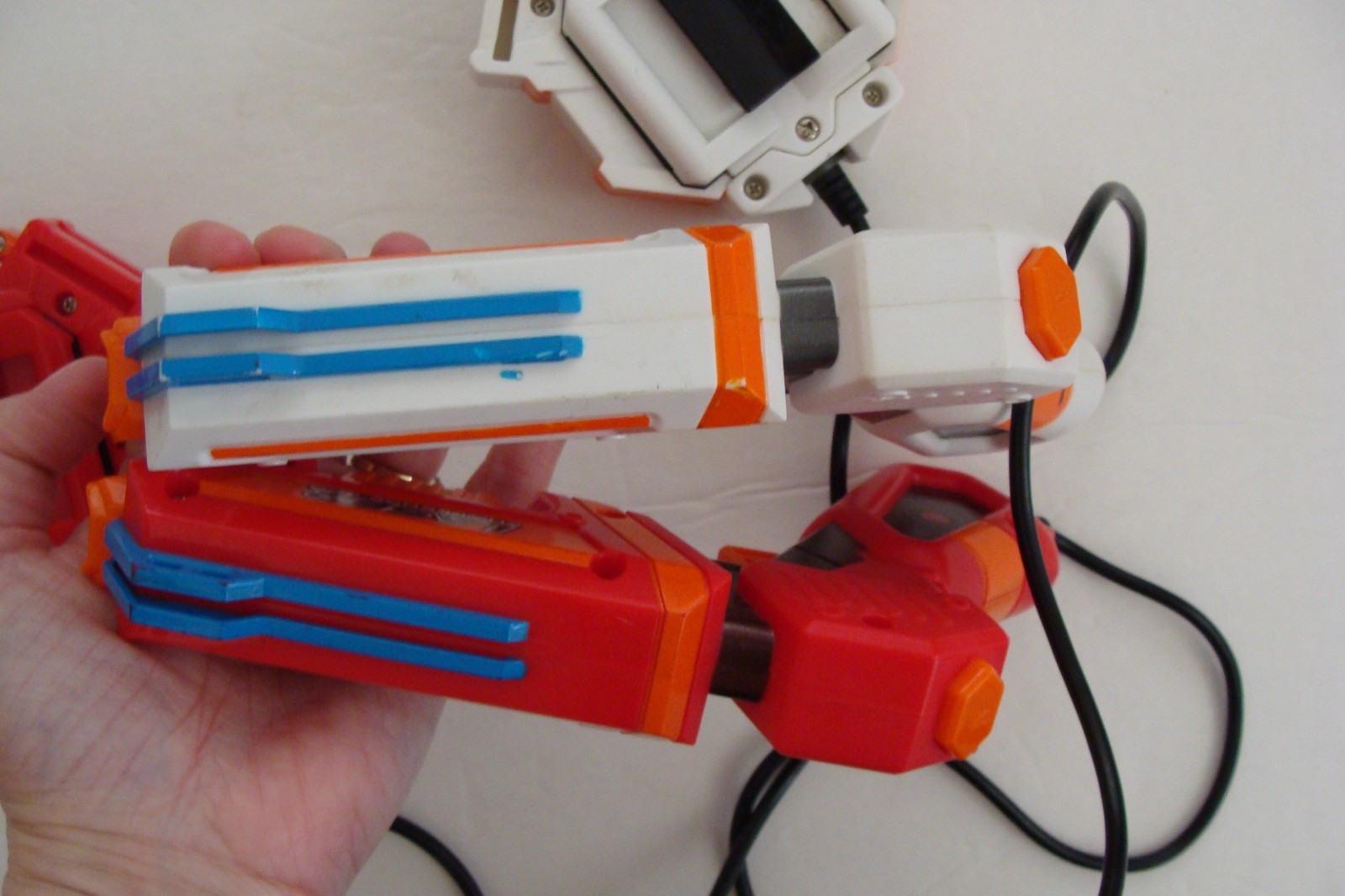 Lot of 2 Laser Challenge Pro Laser Tag Guns and Targets by Jakks 2008 ...