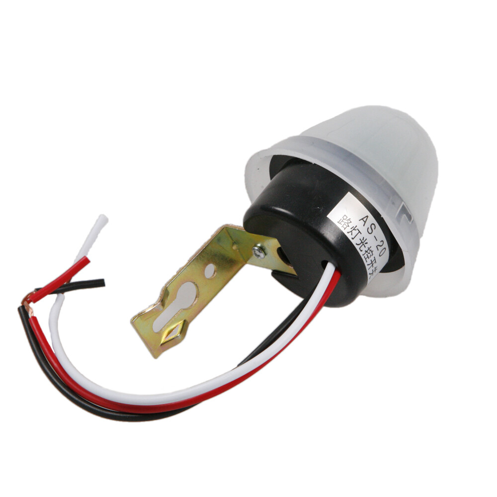 2PCS DC/AC 12V Auto On Off Light Photocell Switch Control Dark To Dawn ...