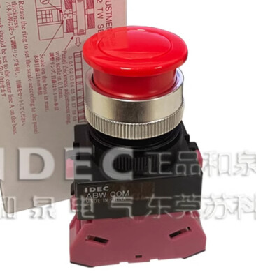1pcs IDEC Emergency Stop Push Button Switch ABW301R 1NC | eBay