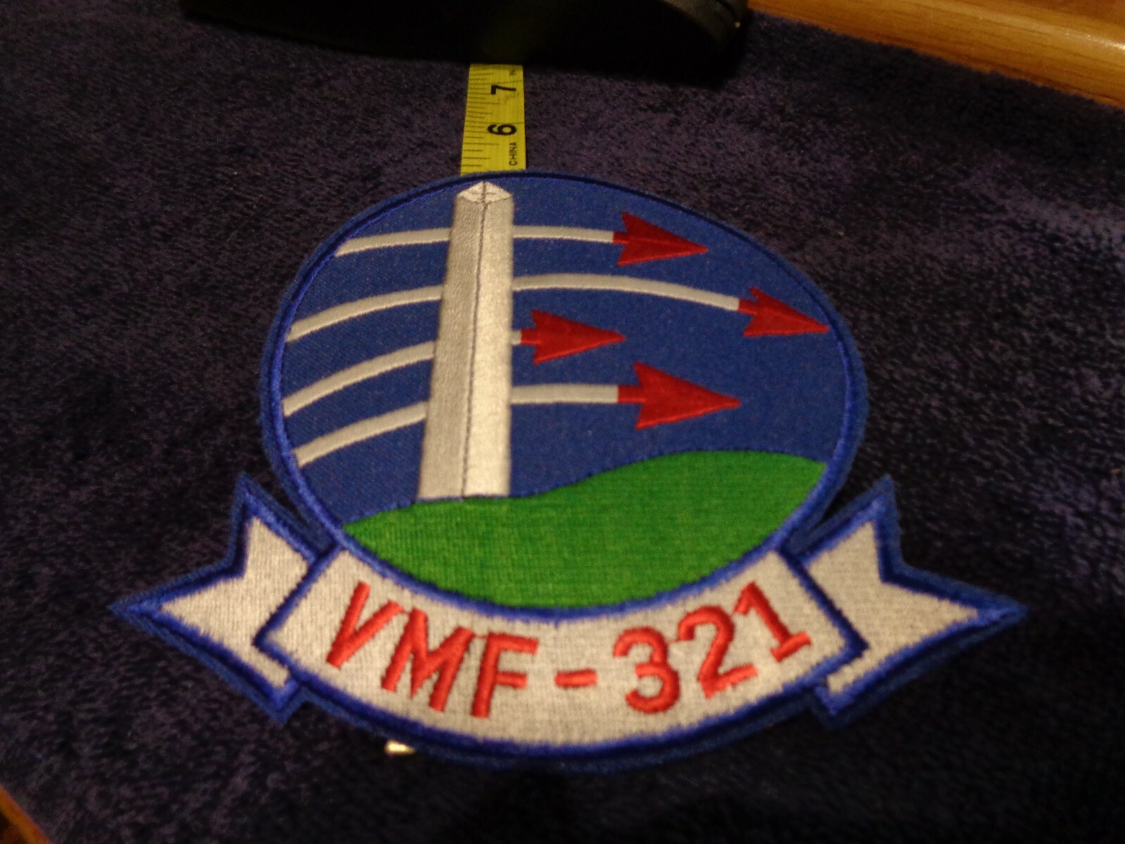 USMC VMF-321 LARGE 4.5 inch EMBROIDERED PATCH U.S MILITARY NWOT RARE | eBay