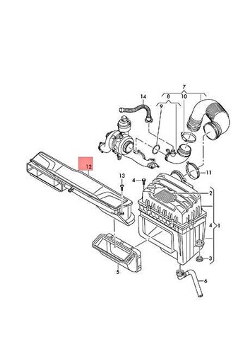Genuine VW Atlas Cross Sport Teramont CA1 CMC Air Guide 3QF129254A | eBay