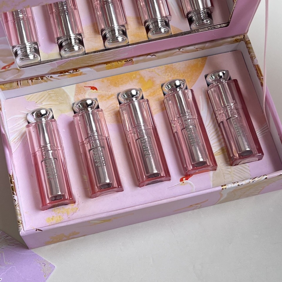 Dior Lip Glow Set: 5 Miniature Colors in Limited Editio Gift Box -New ...