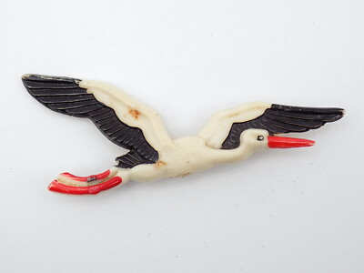Original Pre-WWII French Air Force Fighter Squadron Stork Badge | eBay
