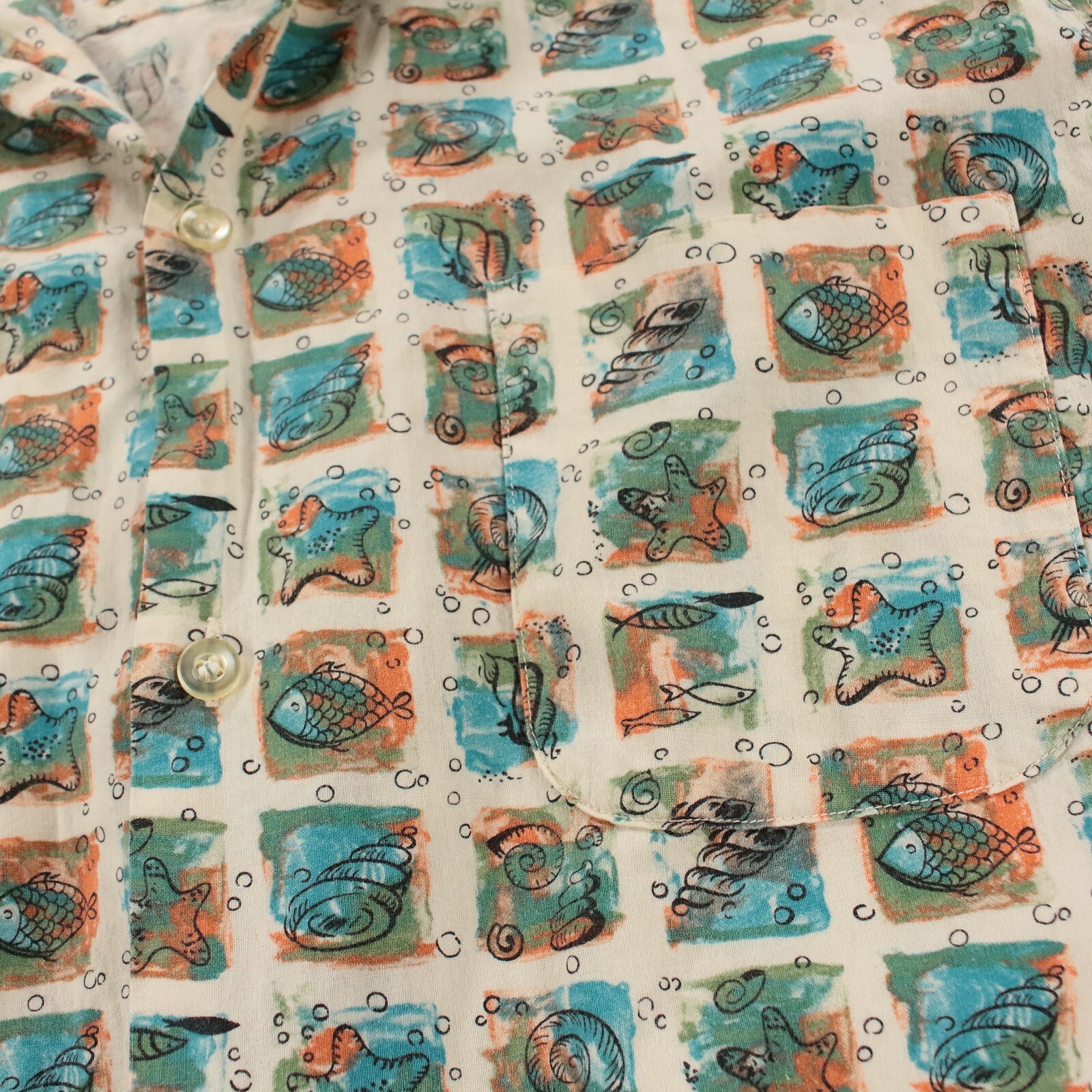 vtg 50s 60s LORD LEX shirt MEDIUM camp beach print rockabilly ua | eBay