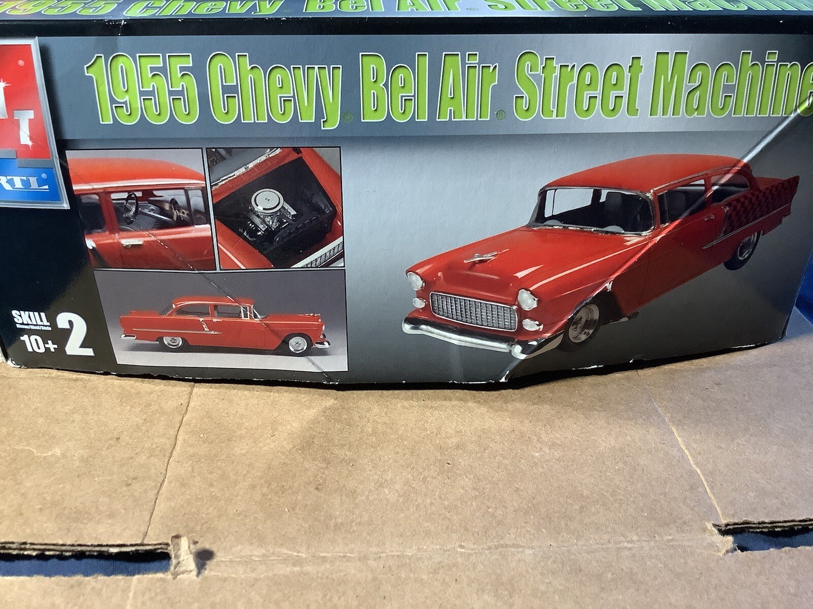 1/25 scale model car kit 55 Chevy Bel Air Goodyear Street rod Tires No ...