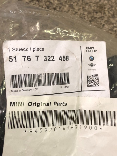 BMW 51767322458 Sealing B-column for Mini Cooper F55 Rear Right Car ...