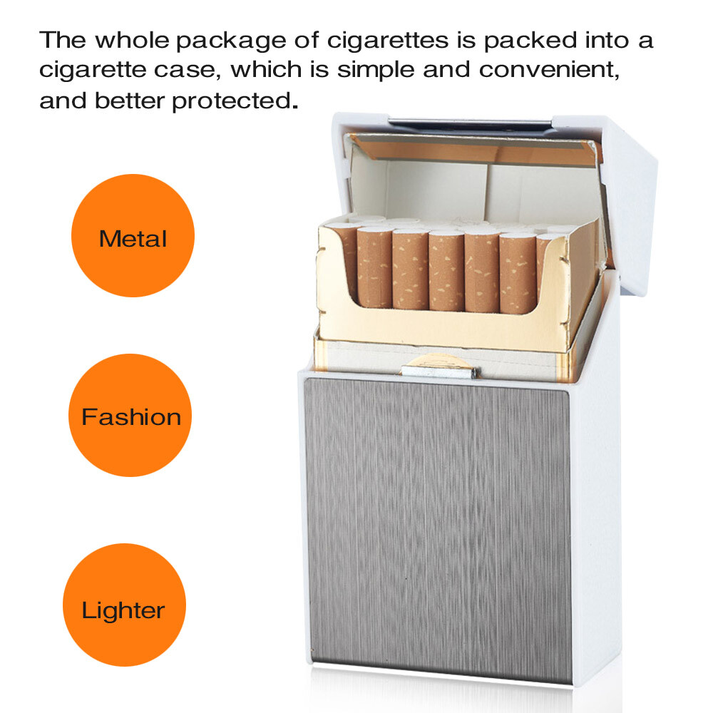 Cigarillo Case And Lighter Legendex Elegance Metal Cigarette / Mini