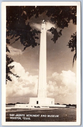 Postcard RPPC TX Houston Texas San Jacinto Monument And Museum R59 | eBay