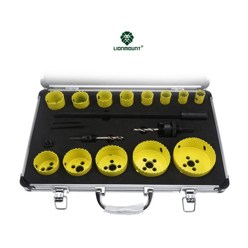 13PCS HOLE SAW CUTTER SET Circular Drill Bit Cutting Case Kit Woodworking Cutter | eBay