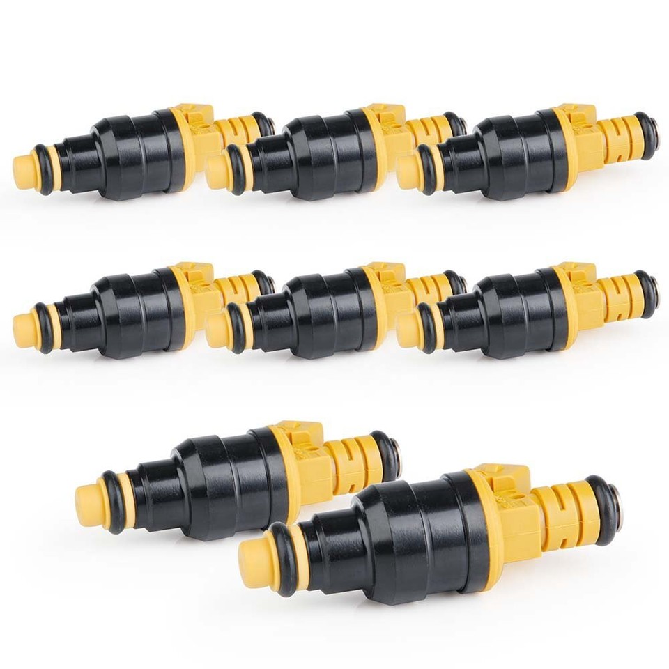 8PCS Fuel Injectors For EV1 GM TPI 22lb/3Bar 5.7L 5.0L 1985-1992 ...