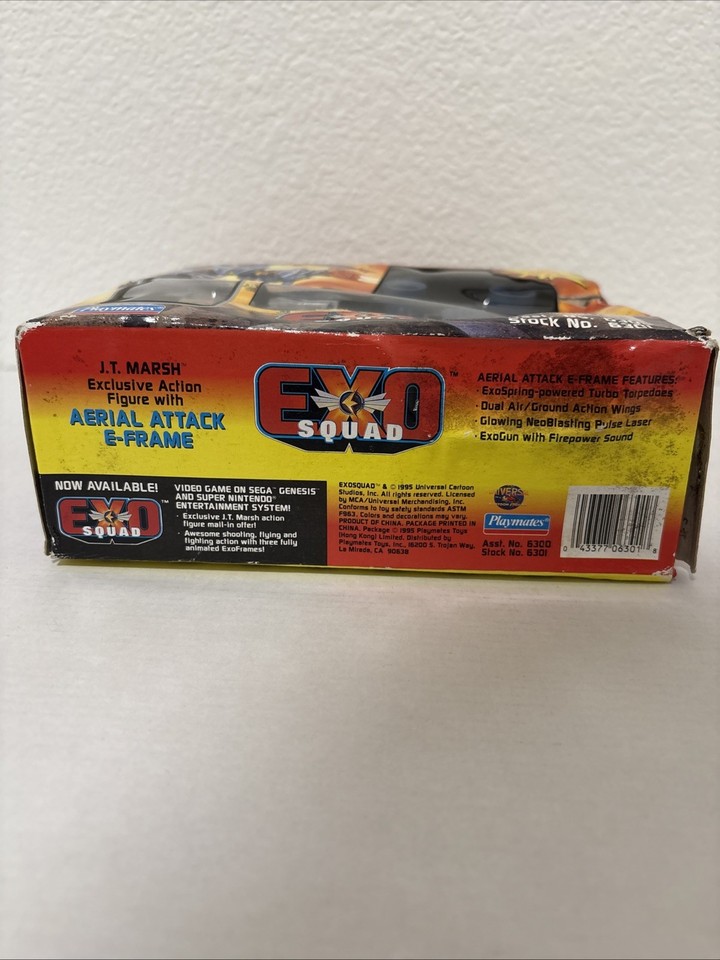 Vintage Playmates Exo Squad JT Marsh Aerial Attack E-Frame New ...