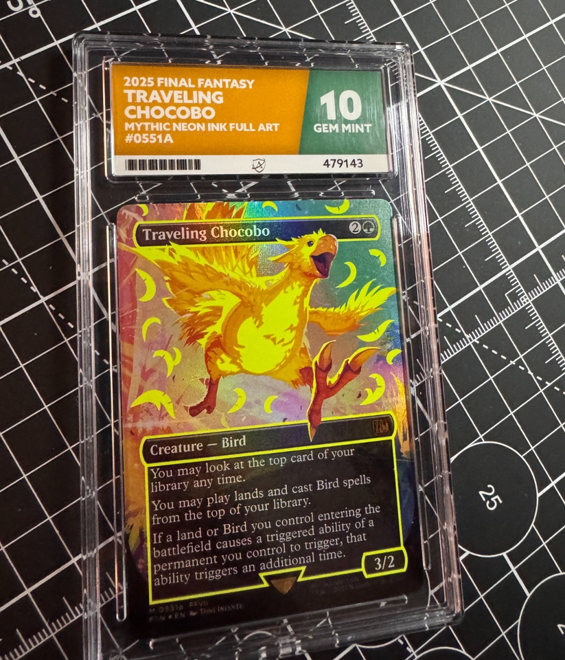 ACE 10 Traveling Chocobo Neon Yellow 0551a Final Fantasy Magic The ...