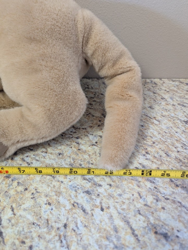 Douglas Cuddle Toy Yellow Labrador Golden Laying Vintage Plush Large ...