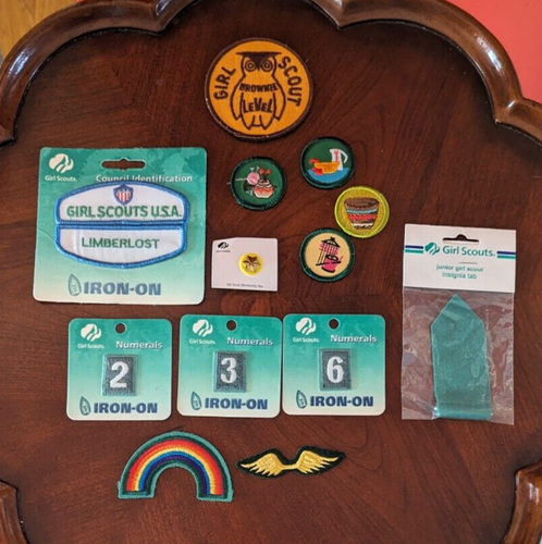 Vintage Girl Scout/Brownie - Patches, Numbers, some new! | eBay