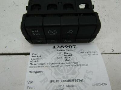 Freightliner Rocker Switch Panel Removed from 2011 Cascadia | eBay
