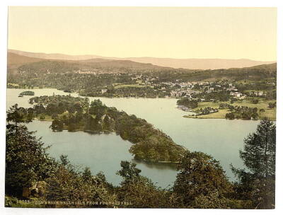 Windermere and Bowness Lake District England c1900 OLD PHOTO | eBay ...