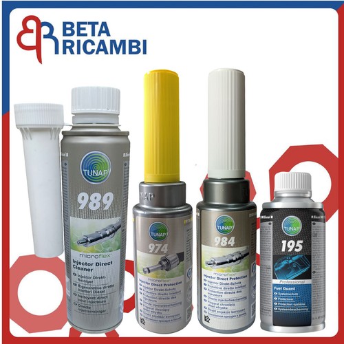 Kit Tunap 989+984+974+195 Additivo Diesel Gasolio Pulizia Iniettori ...