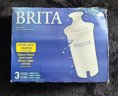 Brita 3 Pack Standard Filter Replacement For Brita Water Pitcher | eBay