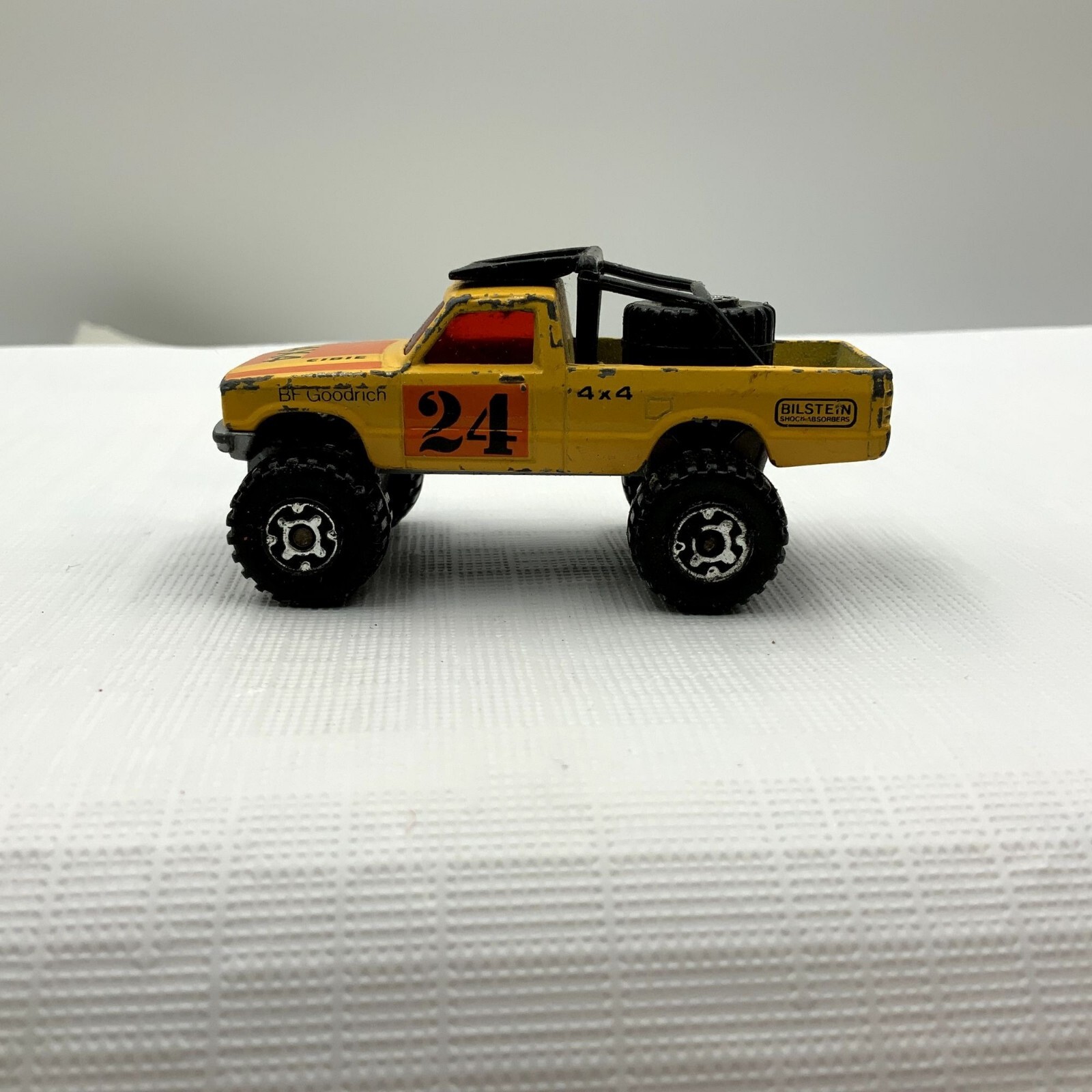 Vintage Matchbox Superfast 4x4 Open Back Truck Yellow Die Cast | eBay
