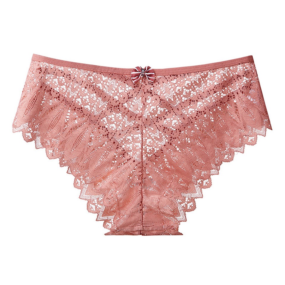 2pcs Womens Lace Panties Underwear Ladies Sexy Briefs Thongs G-String ...