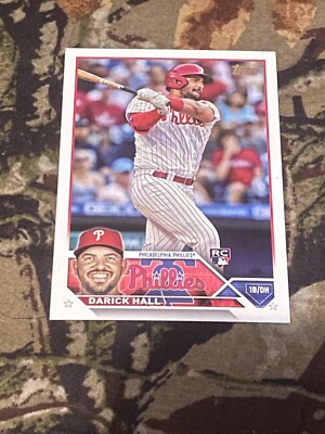 2023 Topps #209 DARICK HALL Rookie Card RC Philadelphia Phillies ...