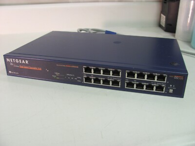 Netgear 16 port Dual Speed Stackable Hub, Model DS516 | eBay