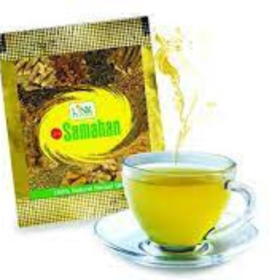 Samahan Ayurveda Natural Herbal Tea Drink for Cough & Cold Remedy 4g ...