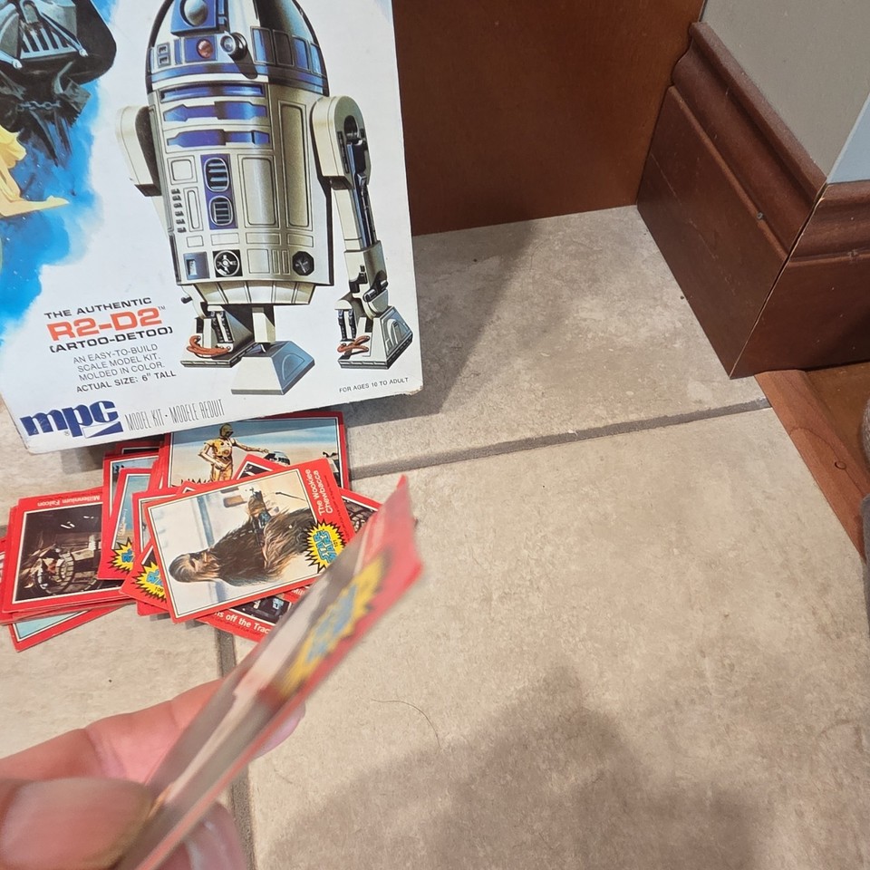 MPC Star Wars R2-D2 Model Kit 1977 Unassembled Molded in Color Trading ...
