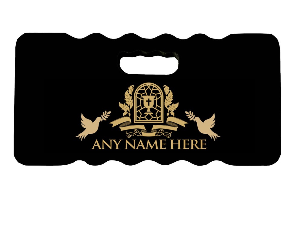Personalised Church Kneeling Pad - Church Laurel Foam Pad 40x20cm ...