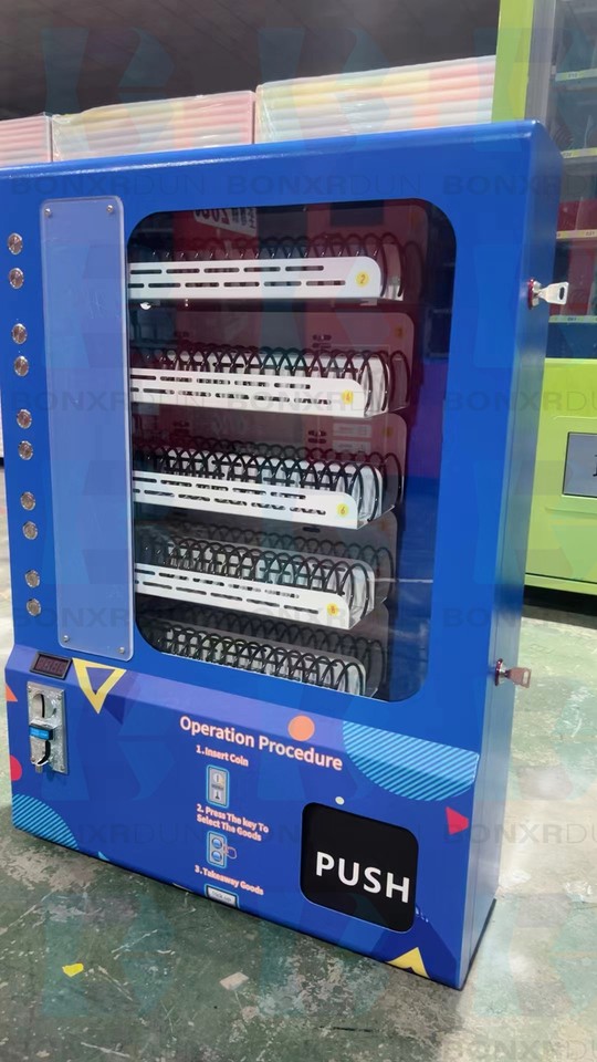 10 Slots Commercial Mini Wall Snack Vending Machine Food Snack Coin ...