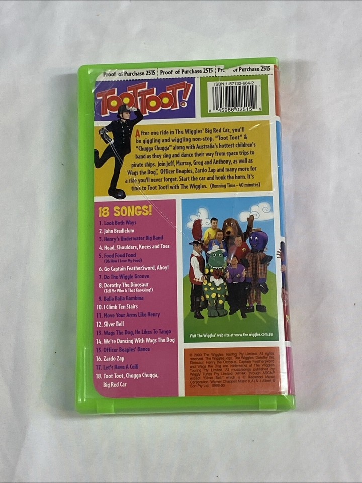The Wiggles Toot Toot VHS 2001 45986025159| eBay