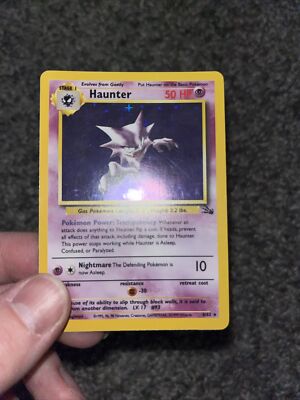 Pokémon TCG Haunter Fossil 6 Holo Unlimited Holo Rare | eBay