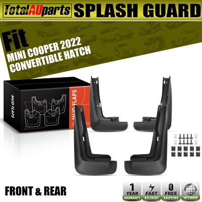 4pcs Splash Guard Mud Flaps Mudguard for Mini Cooper Convertible ...