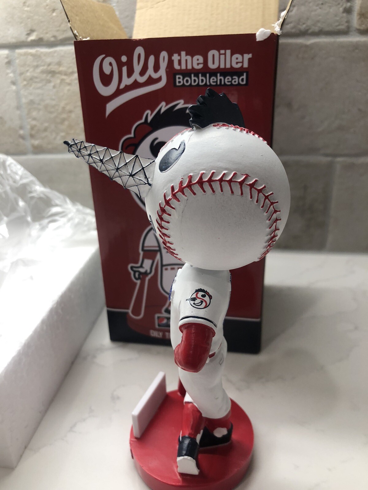 Oily Bobblehead Tulsa Drillers, Texas League, Rangers AA Mascot | eBay