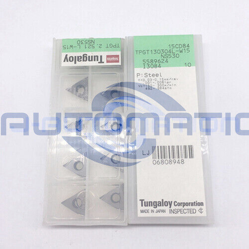 10PCS/BOX NEW Tungaloy CNC blade TPGT130304L-W15 NS530 | eBay