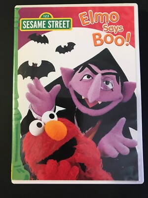 123 ~ SESAME STREET ~ ELMO SAYS BOO! ~ DVD ~ SNAPCASE ~ 1+ SHIP ...